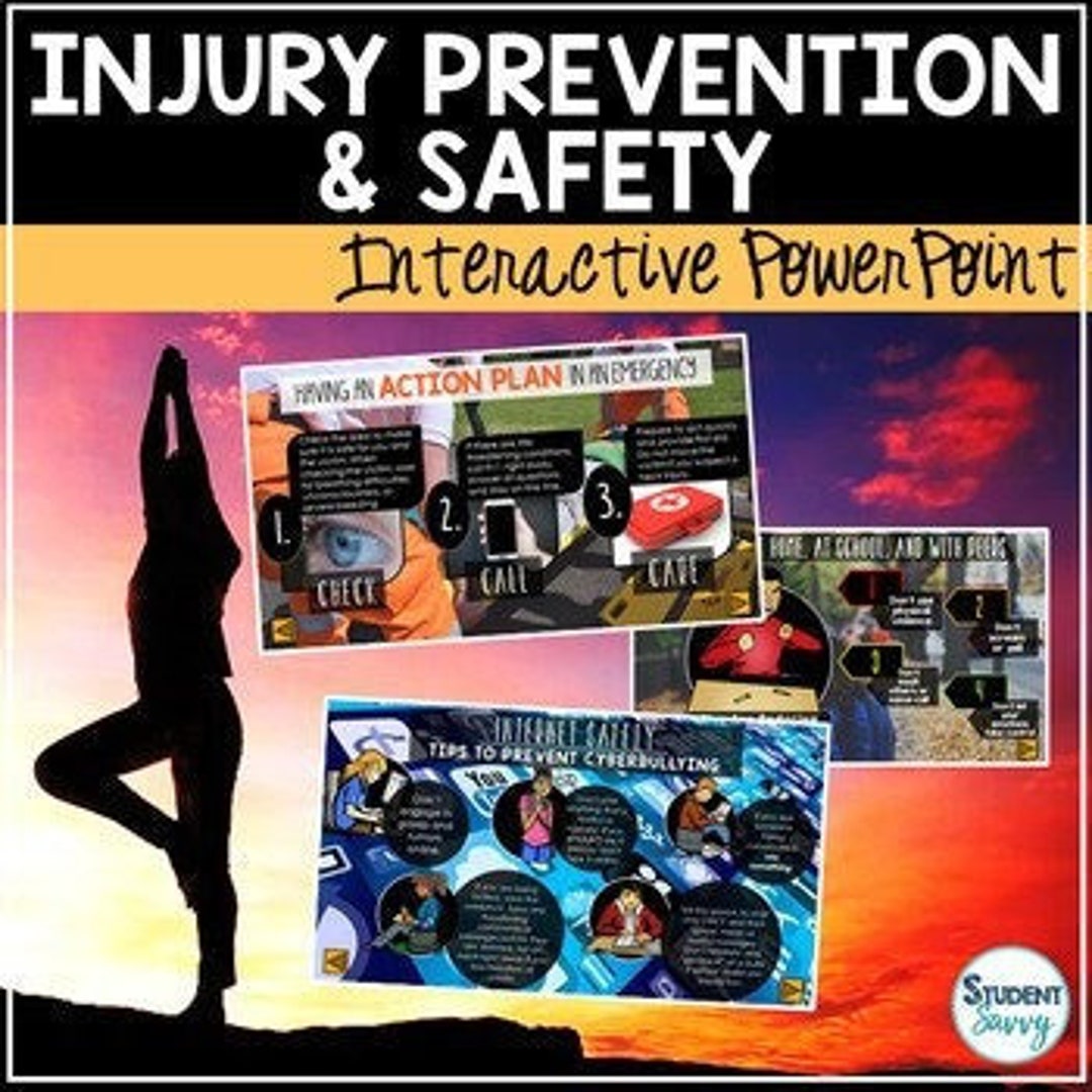 Health: Safety and Injury Prevention Interactive Powerpoint Google ...