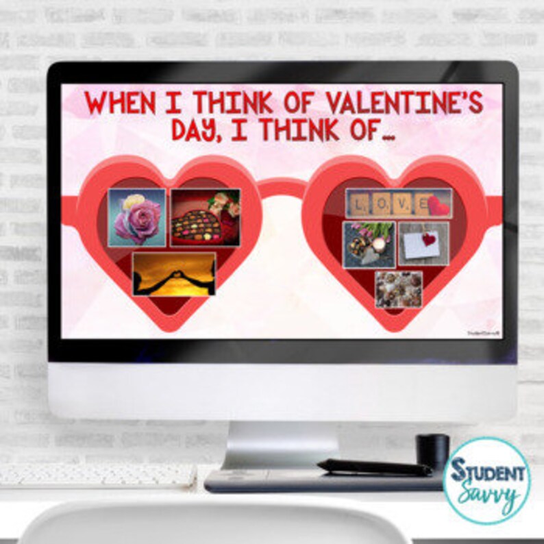 Valentine's Day Digital Activities - February Google Slides Projects - Etsy