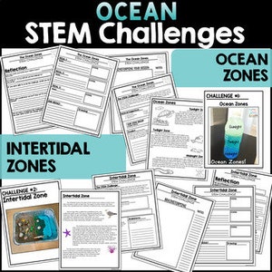 Ocean STEM Activities Challenges - Earth Science Oceanology Zones ...