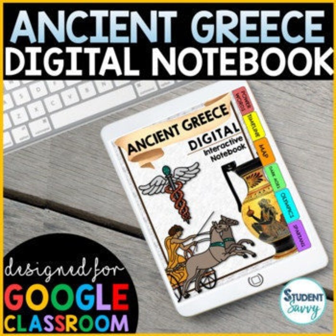 Digital Interactive Notebook | Ancient Greece Google Classroom Distance ...