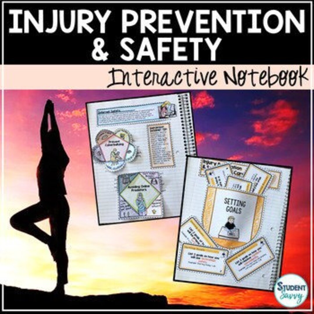 Health: Injury Prevention and Safety Interactive Notebook - Etsy