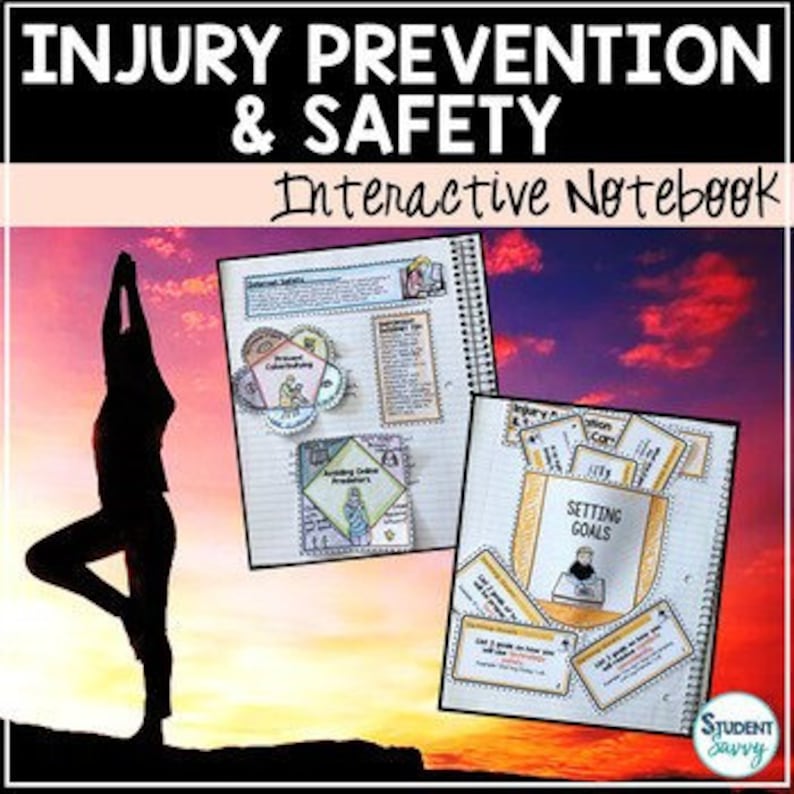 Health: Injury Prevention and Safety Interactive Notebook - Etsy
