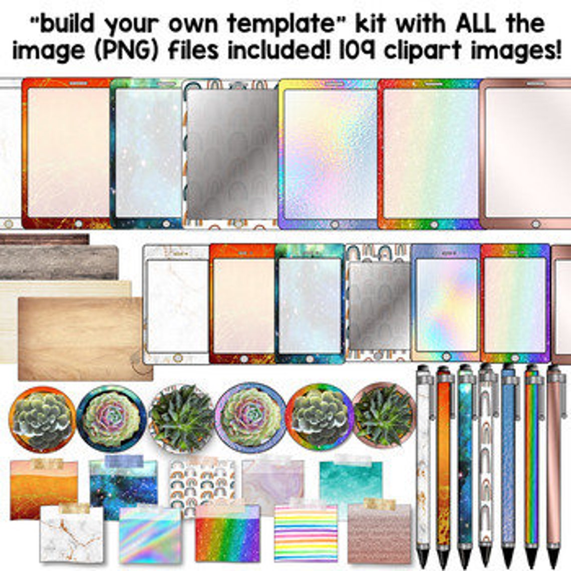 Editable Google Slides Templates Kit | Student Desks With Technology ...