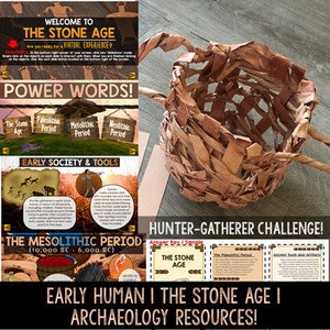 The Stone Age Activities Resource Bundle Early Humans - Etsy