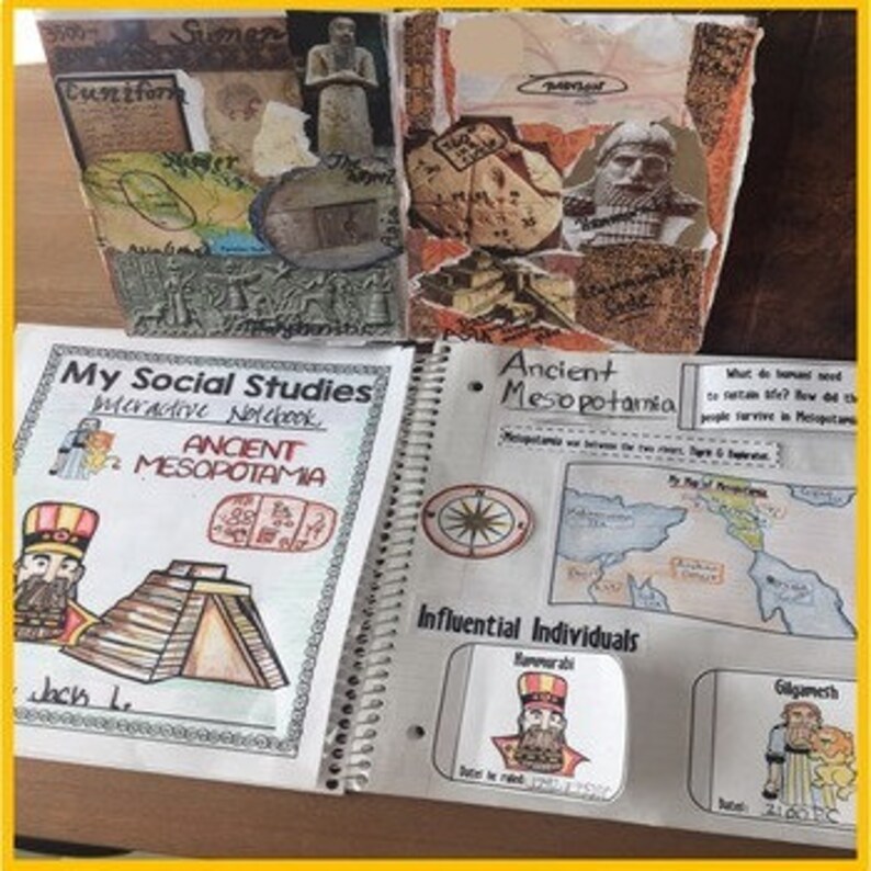 Ancient Mesopotamia Interactive Notebook - 6th Grade Ancient History ...