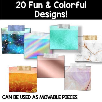 Post It Notes Clipart Movable Pieces Sticky Notes Clip Art Distance ...