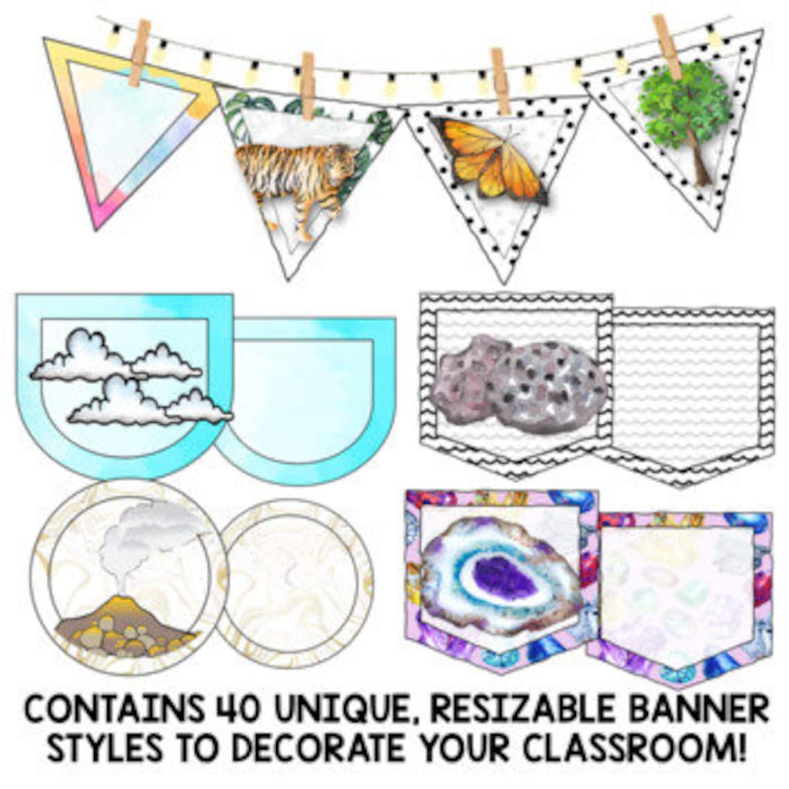 Earth Science Bulletin Board Kits - Science Posters - Borders Banners ...