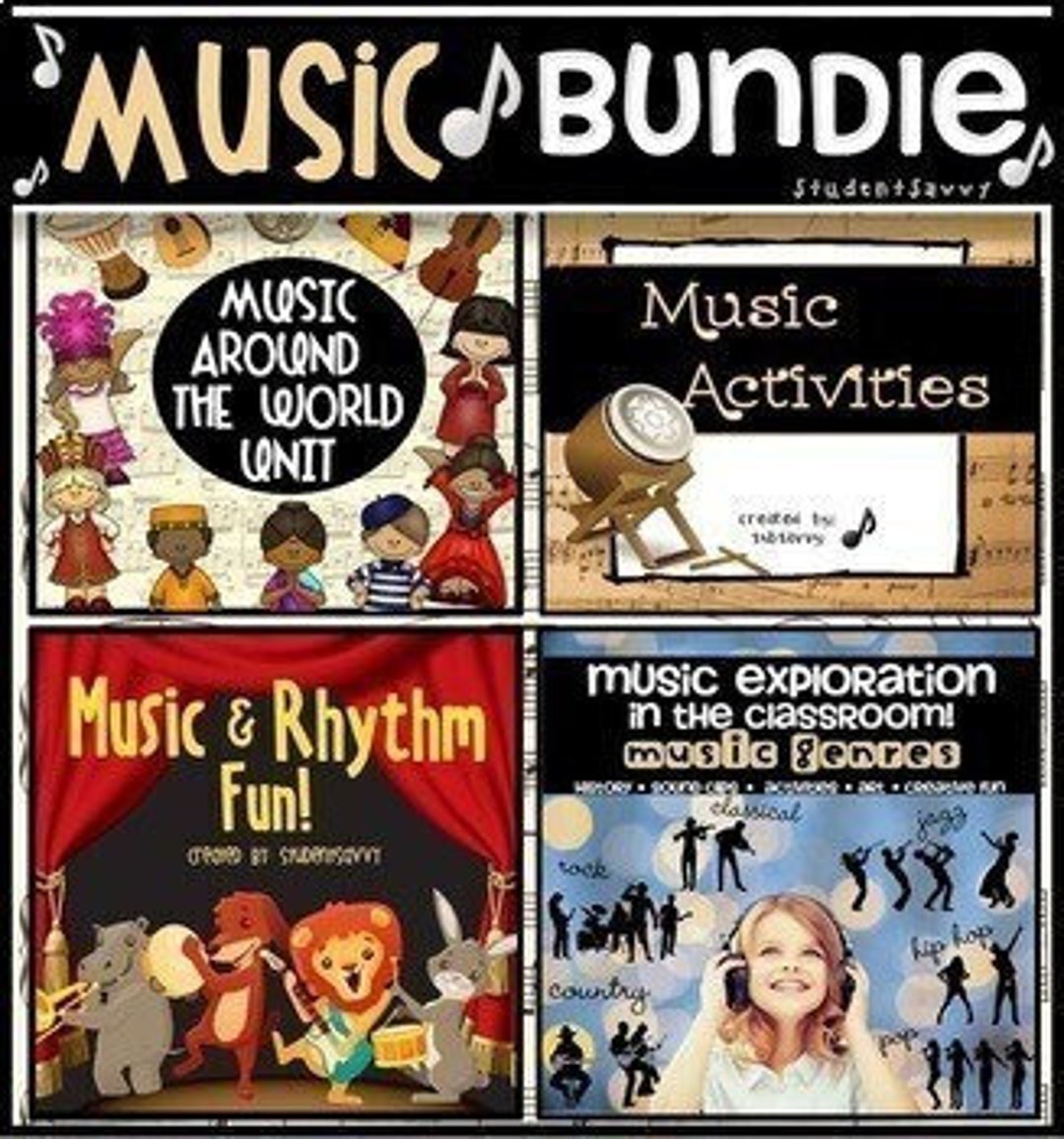 Music Activities Worksheets Bundle Sub Plans Genres Appreciation - Etsy