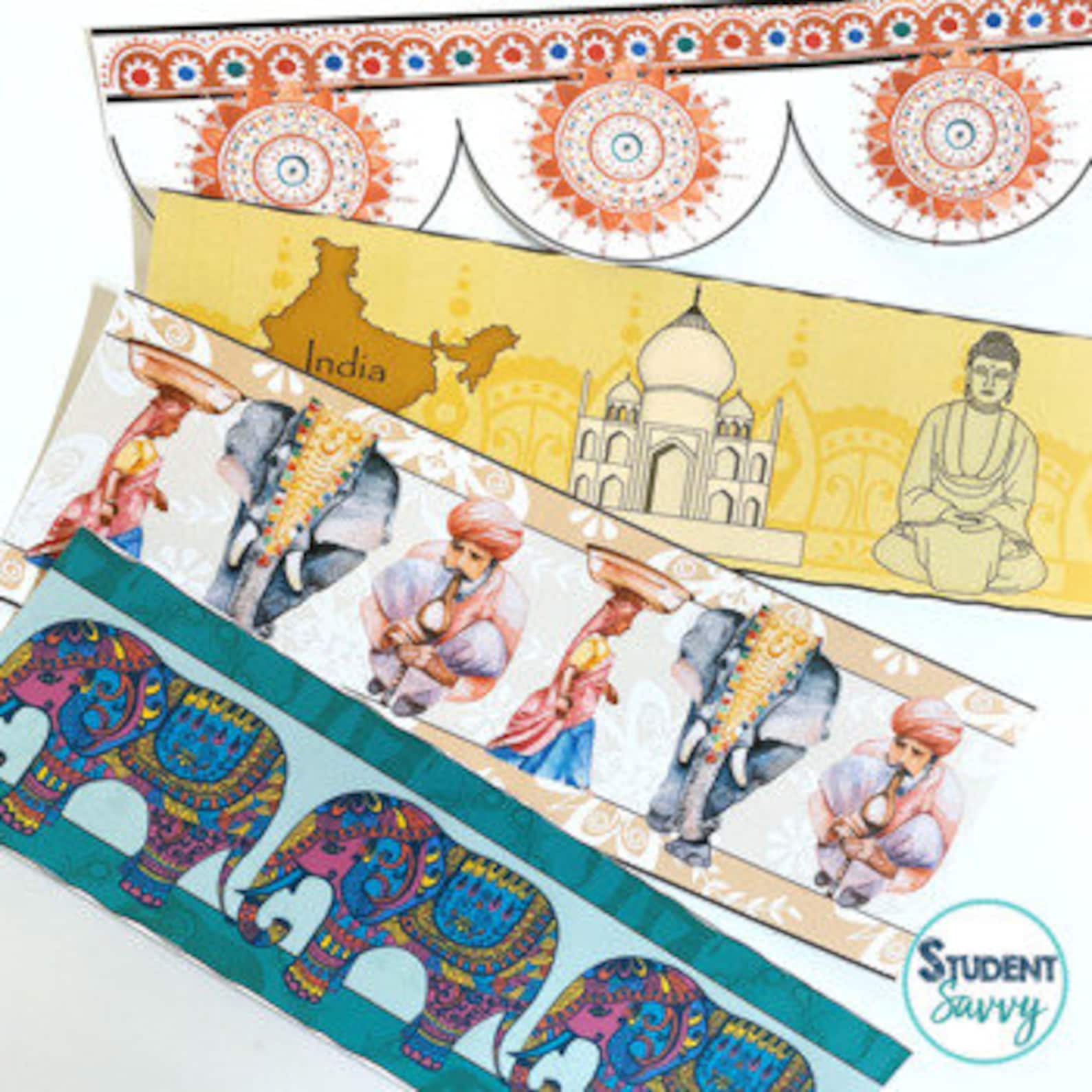 Ancient Civilizations Bulletin Board Borders Bundle - 53 Ancient ...