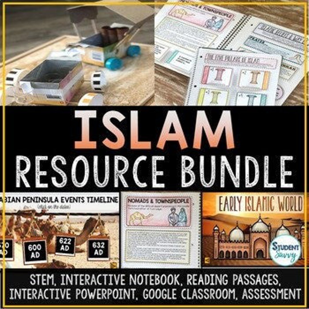 Islam Activities Resource Bundle Islamic World - Etsy