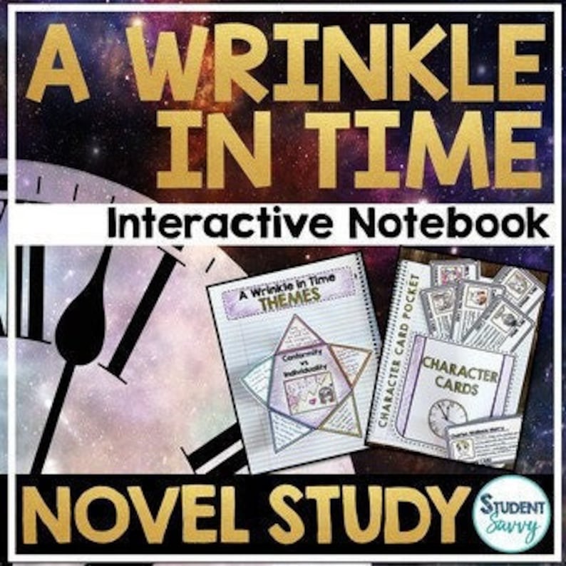 A Wrinkle in Time Novel Study Interactive Notebook - Etsy