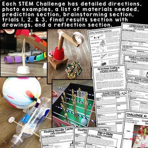 STEM Challenges STEM Activities All Year Curriculum - End of the Year ...
