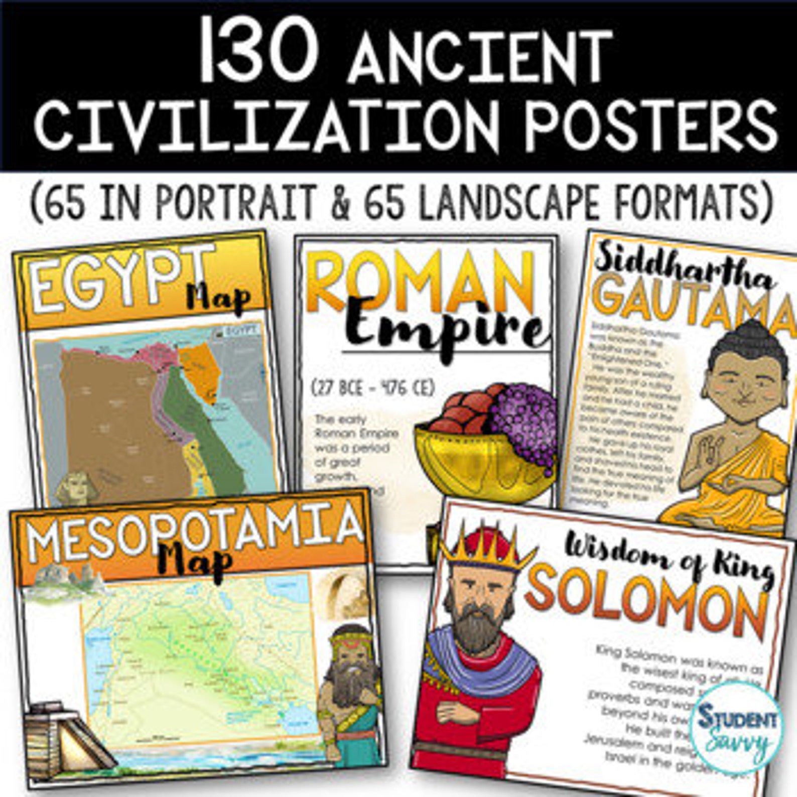 Ancient Civilizations Bulletin Board Kits - History Posters - Timelines ...
