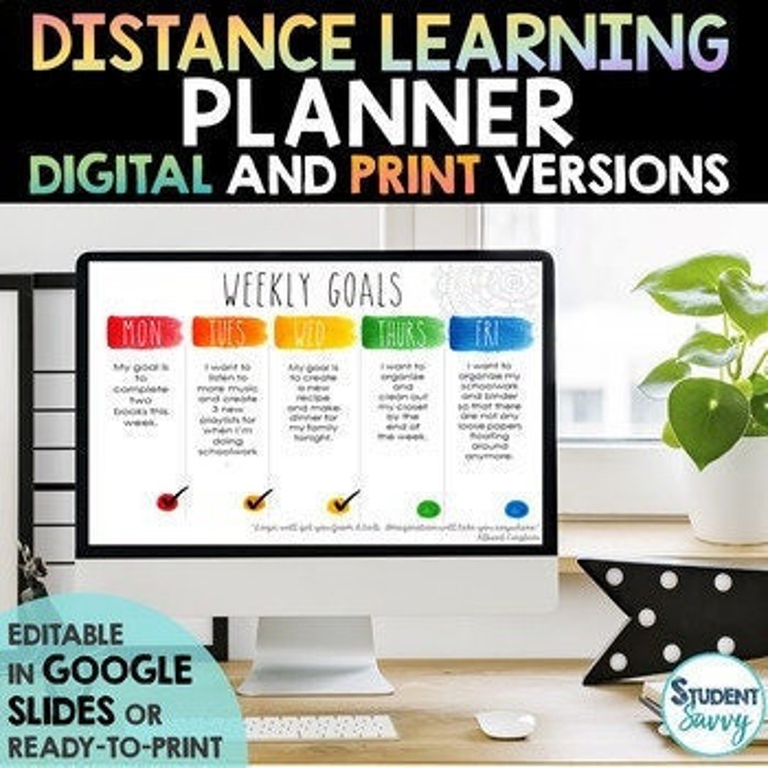 Homeschool Planner | Digital Planner | Weekly Daily Agenda Planner {50% ...