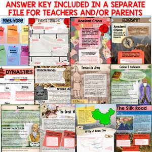 Digital Interactive Notebook | Ancient China Google Classroom - Etsy