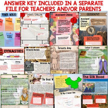 Digital Interactive Notebook | Ancient China Google Classroom - Etsy