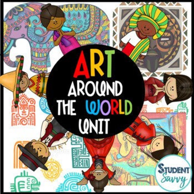 Art Around the World Google Classroom Worksheets Activities Cultures ...