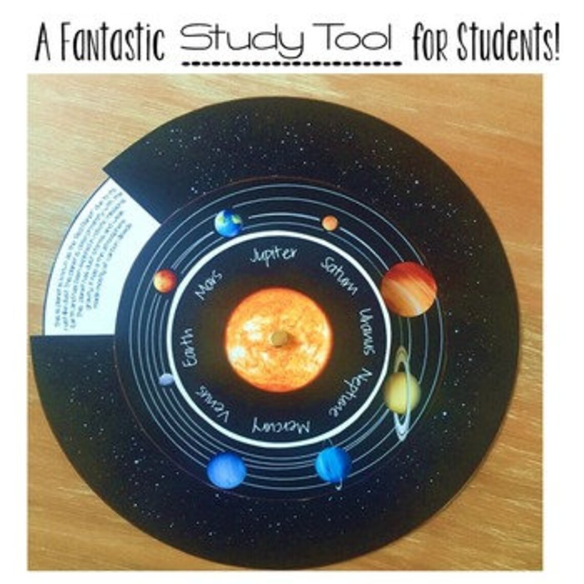 Planets Decoder Wheel - Solar System Unit - Etsy
