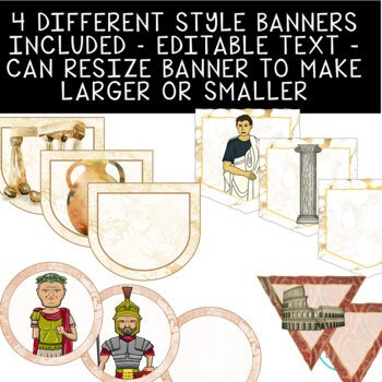 Ancient Rome Bulletin Board Kit | Rome Posters | Borders | Banners - Etsy
