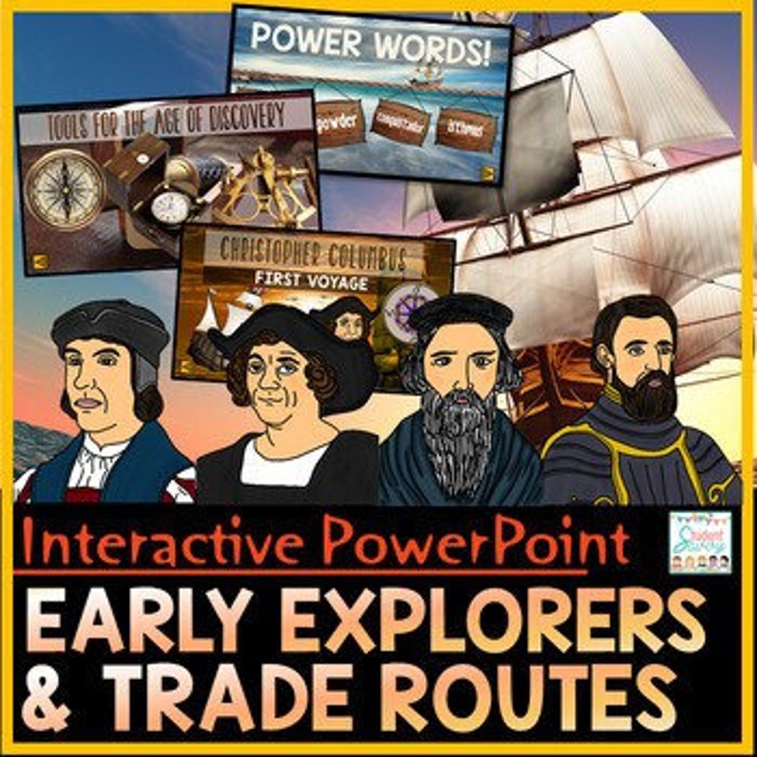 Explorers Age of Exploration Powerpoint Google Classroom New World ...