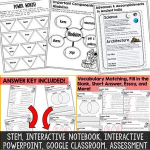 Ancient India Activities Bundle Indus Valley Civilization STEM Reading ...