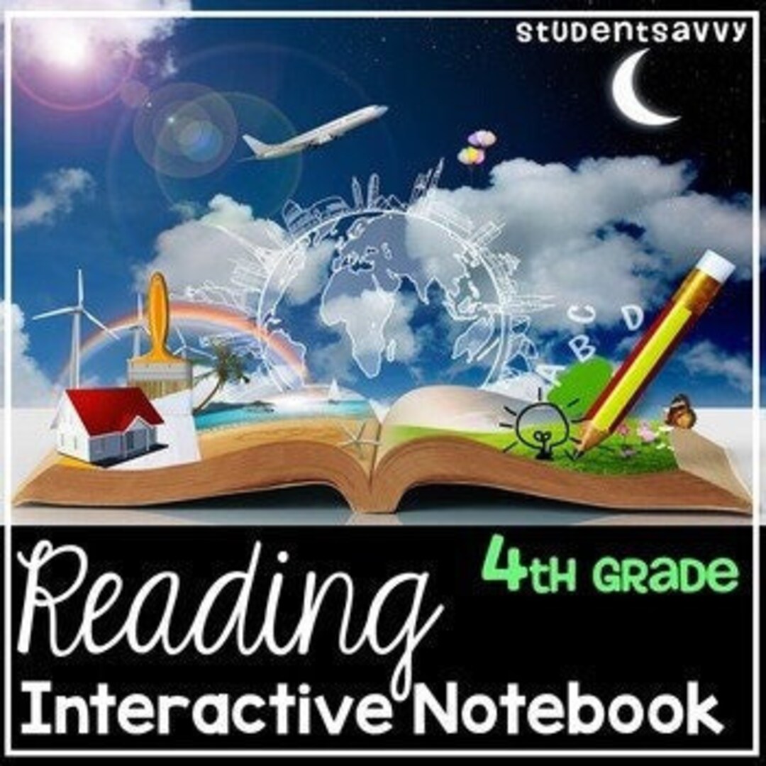 Interactive Reading Notebook 4th Grade - Etsy