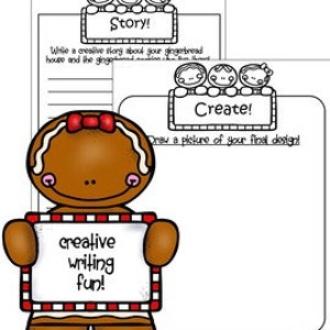 Gingerbread Man | Gingerbread House Activity PBL - Etsy