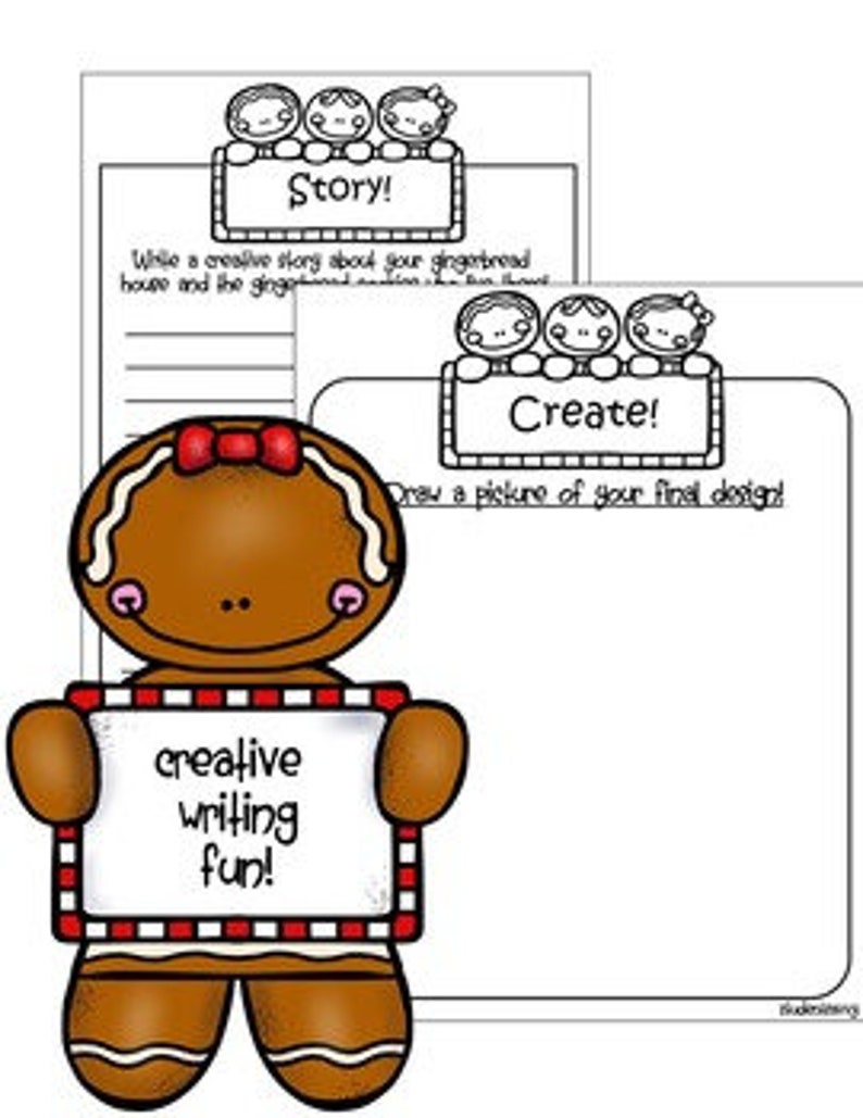 Gingerbread Man | Gingerbread House Activity PBL - Etsy