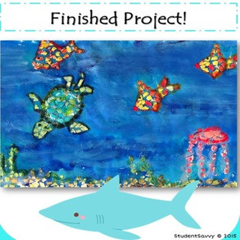 Ocean Animals Mosaic Eggshell Art Project! - Etsy