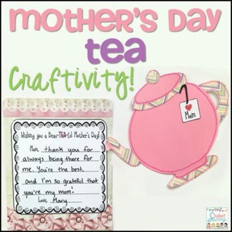 Mother's Day Tea Craftivity! - Etsy