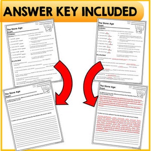 The Stone Age Assessment | Early Humans Exam Google Slides Quiz Review ...