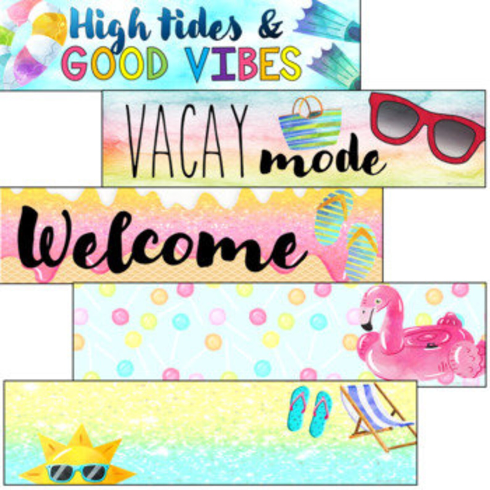 End of the Year Google Classroom Headers - SUMMER Google Classroom ...