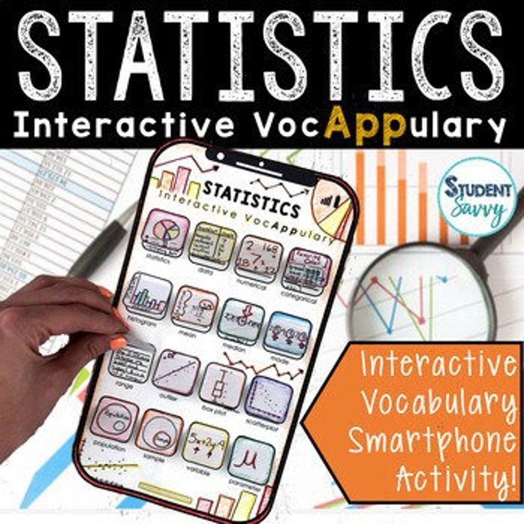 Statistics Vocabulary | Interactive Vocappulary™ - Math Vocabulary ...