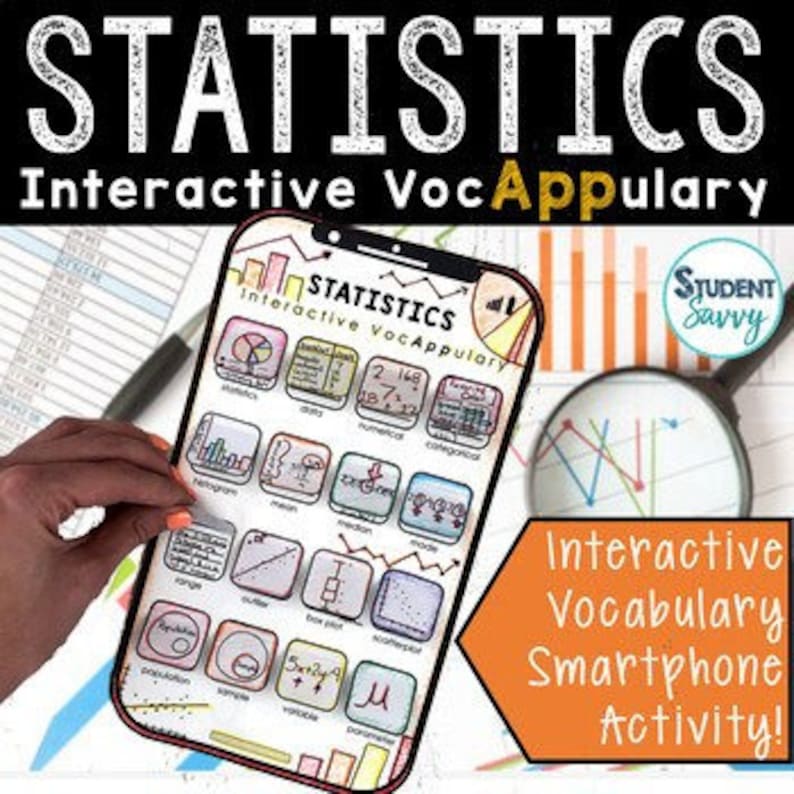 Statistics Vocabulary | Interactive Vocappulary™ - Math Vocabulary ...