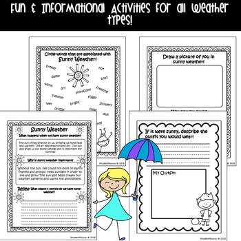 Weather & Seasons Book! - Etsy