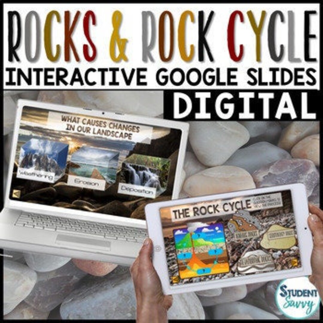 Rock Cycle Google Classroom Distance Learning | Interactive Digital - Etsy