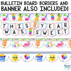 Summer Bulletin Board Posters - End of the Year Coloring Pages ...