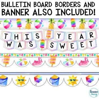 Summer Bulletin Board Posters - End of the Year Coloring Pages ...