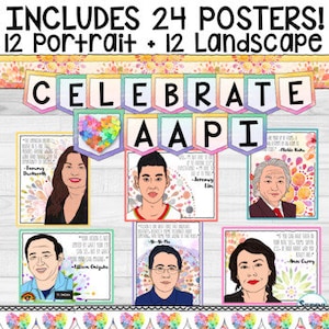 AAPI Heritage Month Bulletin Board Posters - Coloring Pages Activities ...