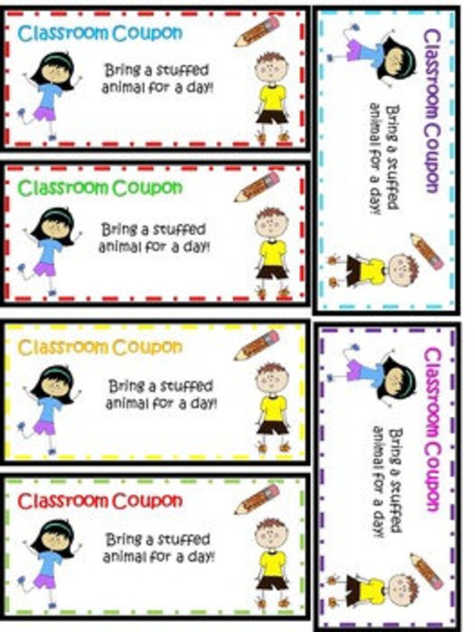 Classroom Coupons - Etsy