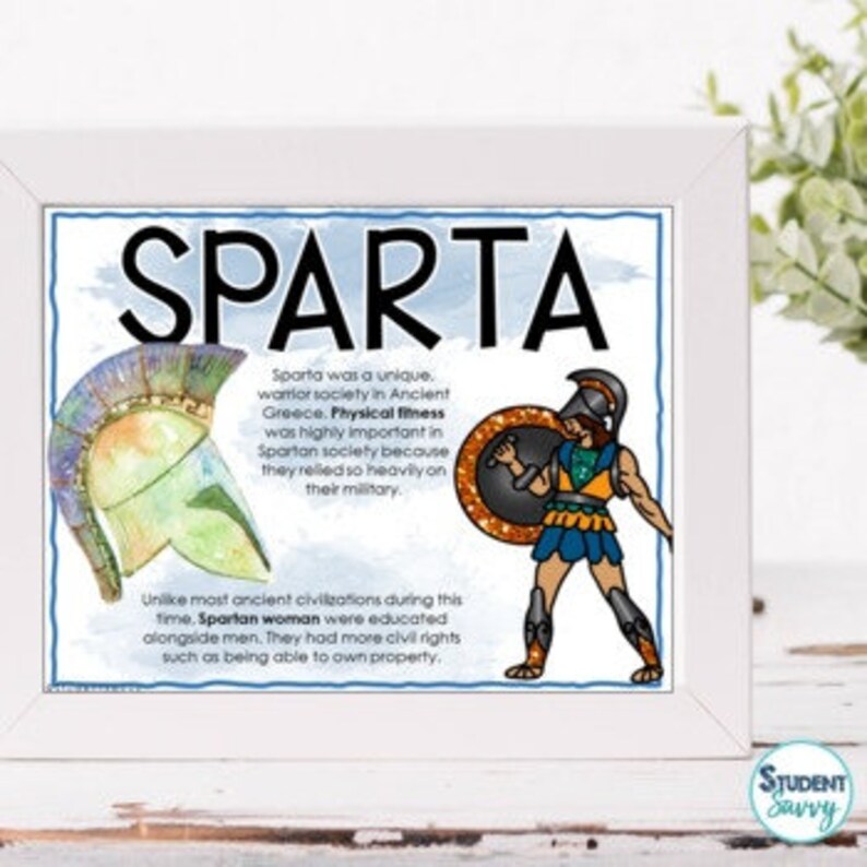 Ancient Greece Posters Greece Timeline and Map Ancient Greece Word Wall ...