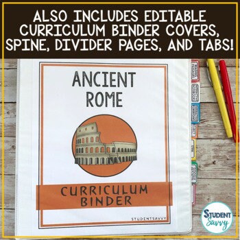 Ancient Rome Lesson Plans Templates Editable Google Docs Curriculum ...