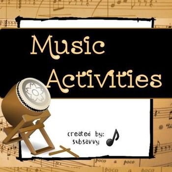 Music Worksheets Create Your Own Instrument Activity Music in Our ...