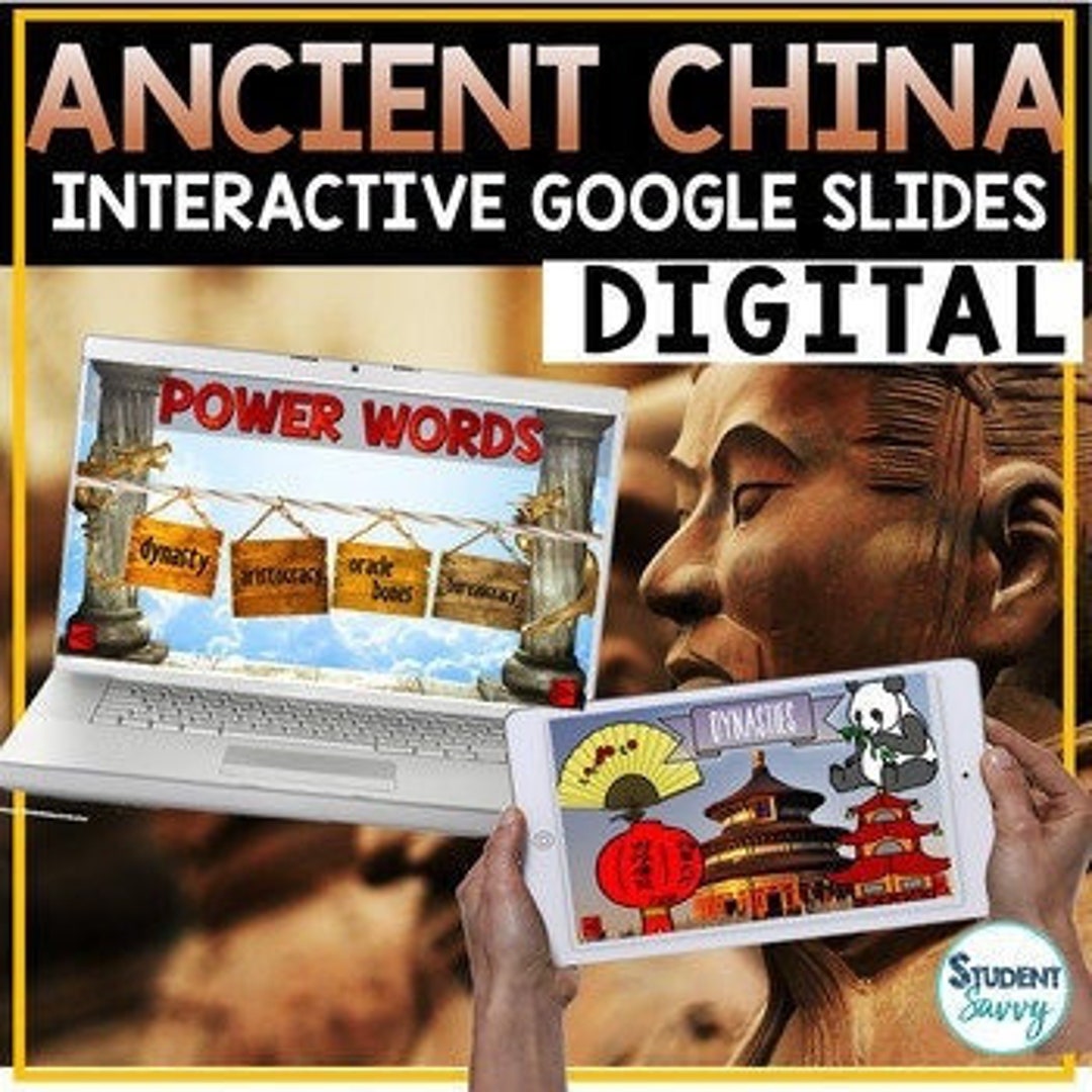 Ancient China Google Classroom Distance Learning China Google Slides - Etsy