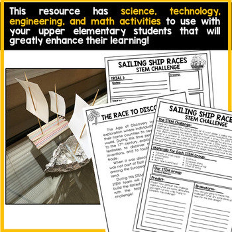 Age of Exploration | Early European Explorers | STEM Challenge - Etsy