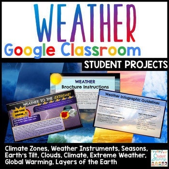 Weather and Climate Projects Google Classroom - Etsy