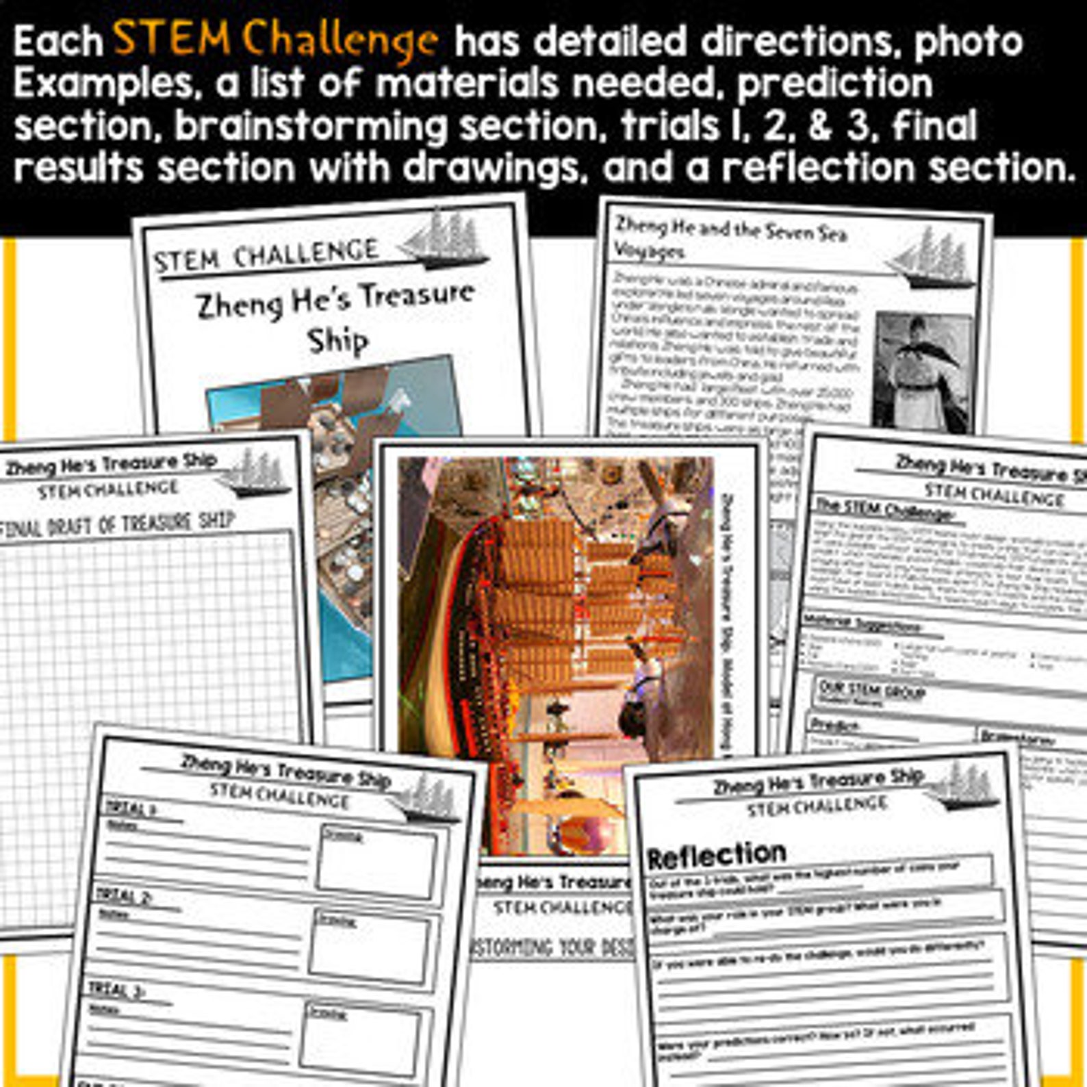 Medieval China STEM Challenge STEAM Challenges Medieval Times Middle ...