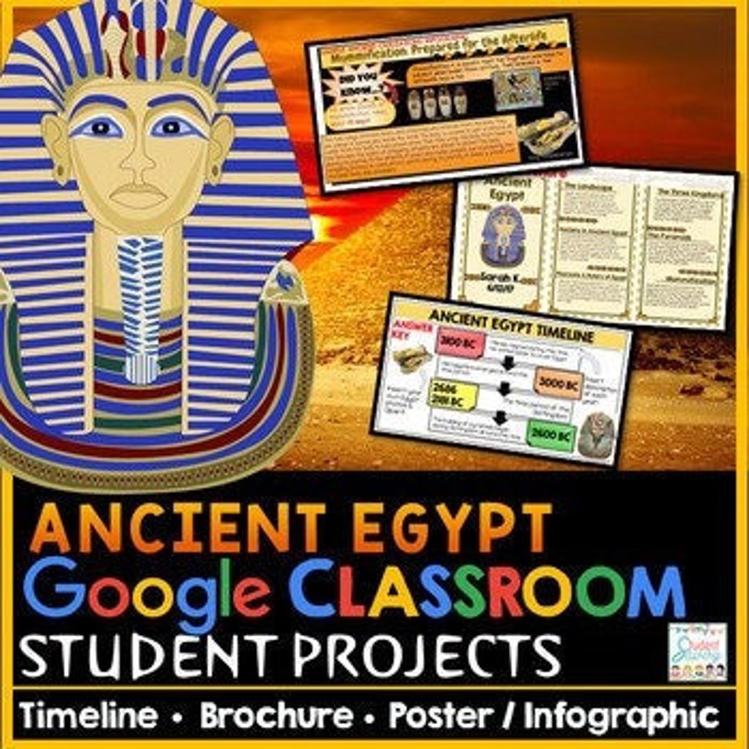 Ancient Egypt Projects Google Classroom Activities Ancient History 6th ...