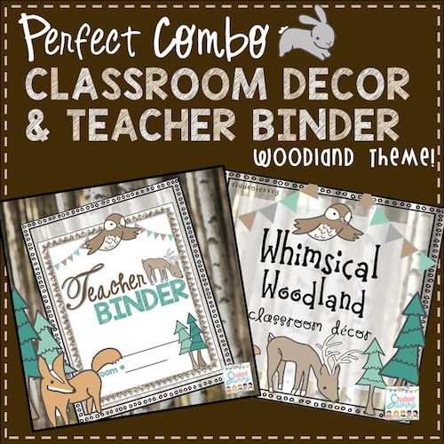 Woodland Classroom Decor editable - Etsy