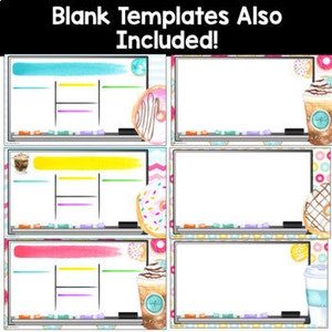 Daily Schedule Template Daily Agenda Google Slides DONUTS & COFFEE ...